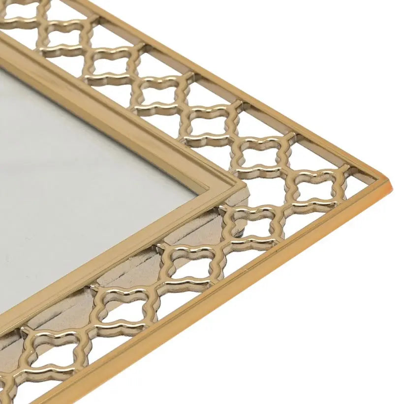 Impressions Frame - Gold Coloured Lattice 4x6 – Forget Me Not 247