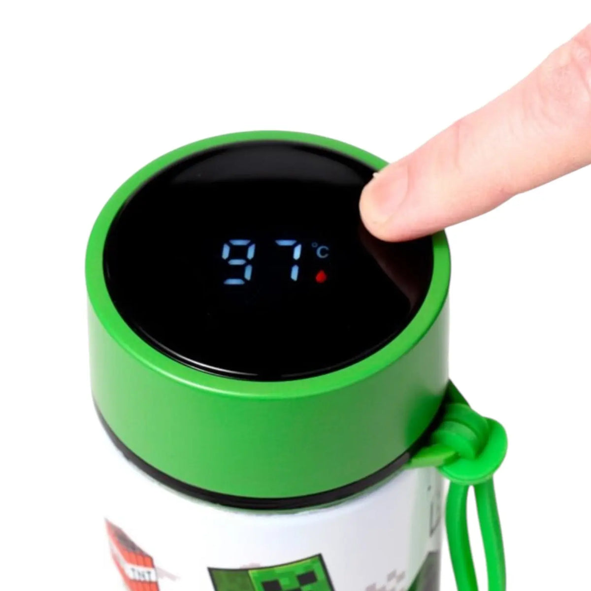 Minecraft SSS… BOOM Hot & Cold Digital Thermometer Drinking Bottle ...